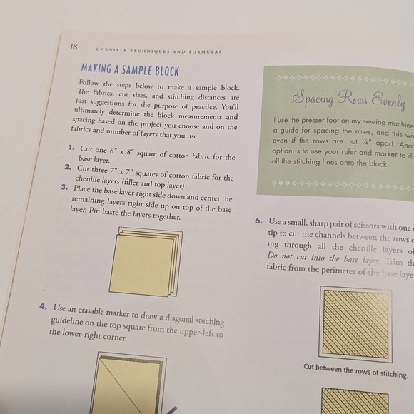 Amy Whalen Helmkamp | Other | Simple Chenille Quilts Block By Block 206 ...